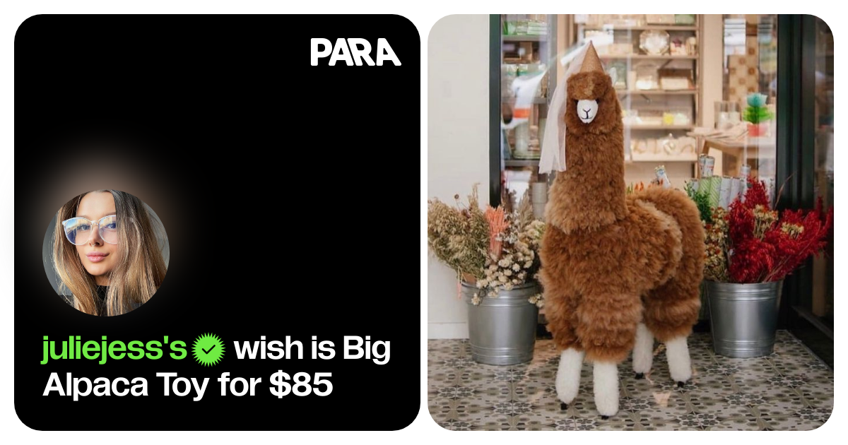 Big Alpaca Toy · juliejess