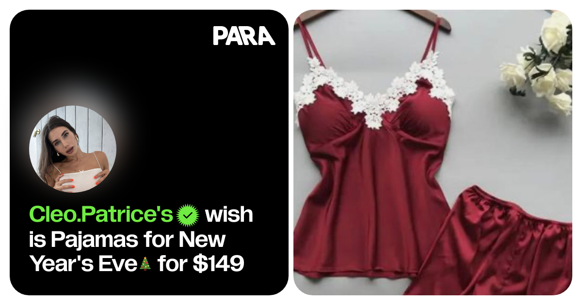 Pajamas for New Year's Eve🎄 · Cleo.Patrice