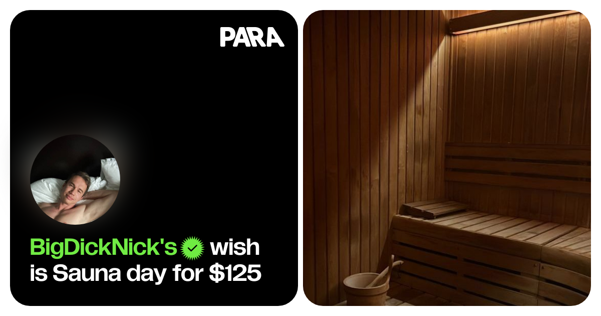 Sauna day · BigDickNick