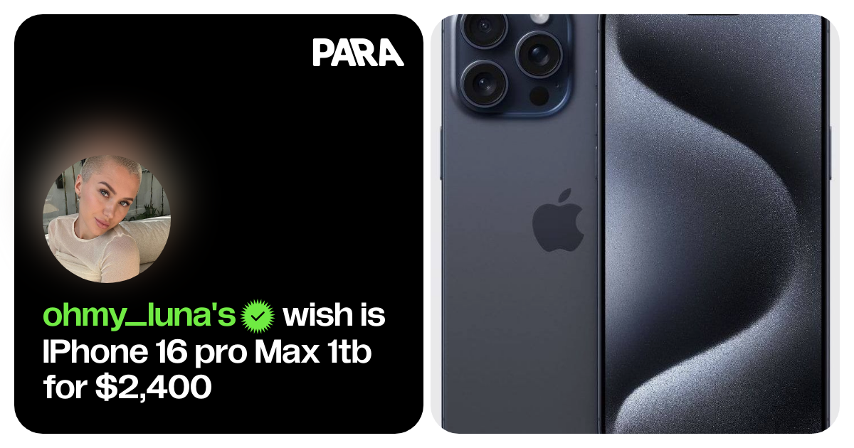 IPhone 16 pro Max 1tb · ohmy_luna