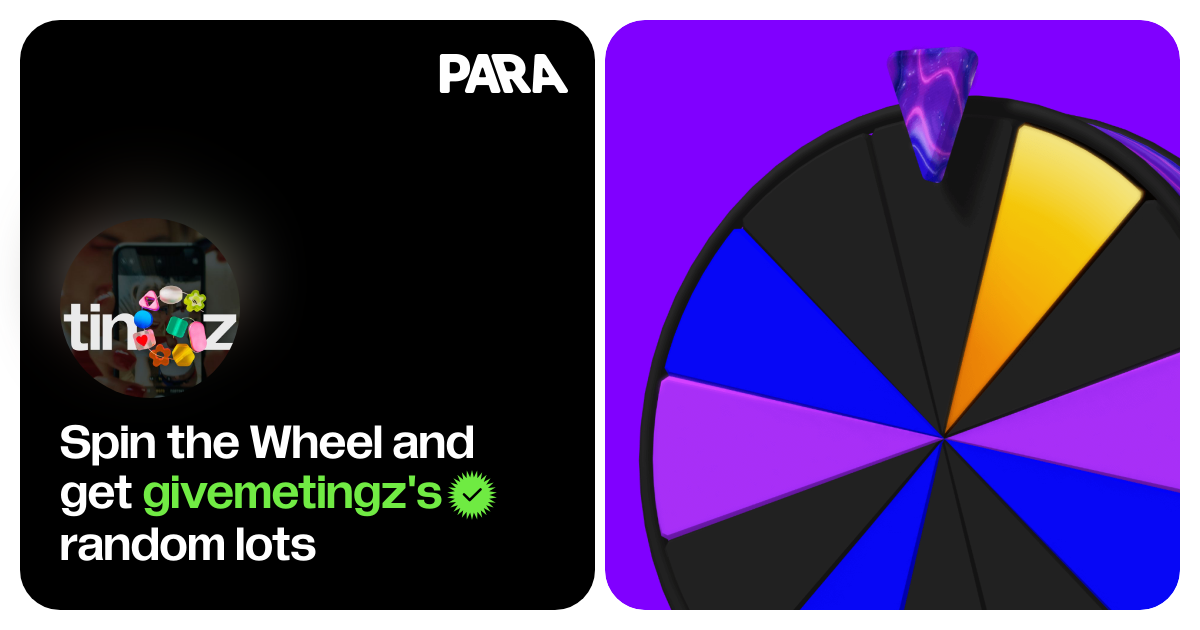 Example Wheel of Fortune · givemetingz