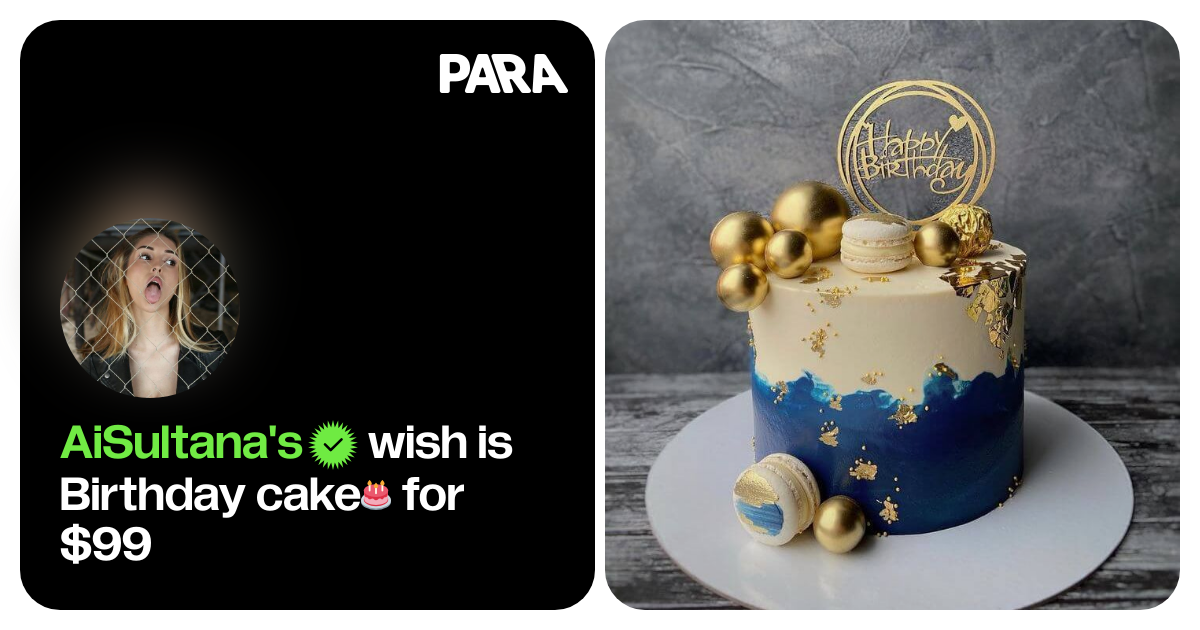 Birthday cake🎂 · AiSultana