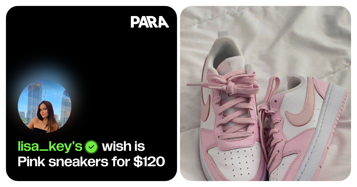 Pink sneakers · lisa_key