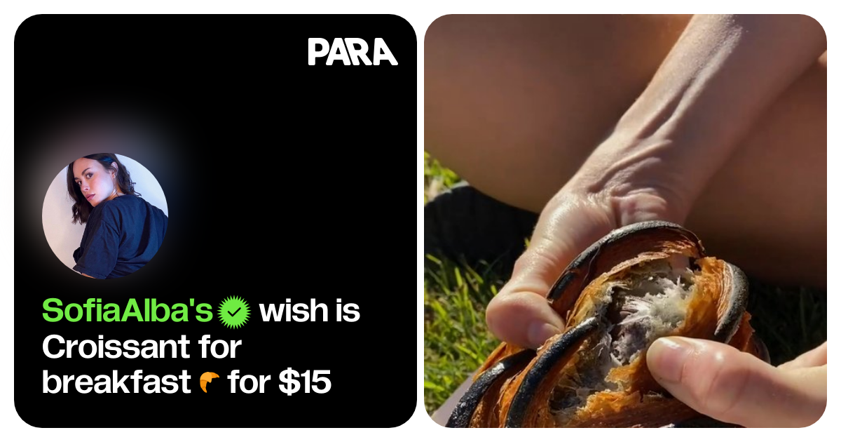 Croissant for breakfast 🥐 · SofiaAlba