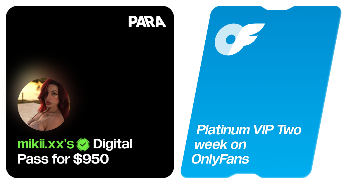 Platinum VIP Two week on OnlyFans · mikii.xx