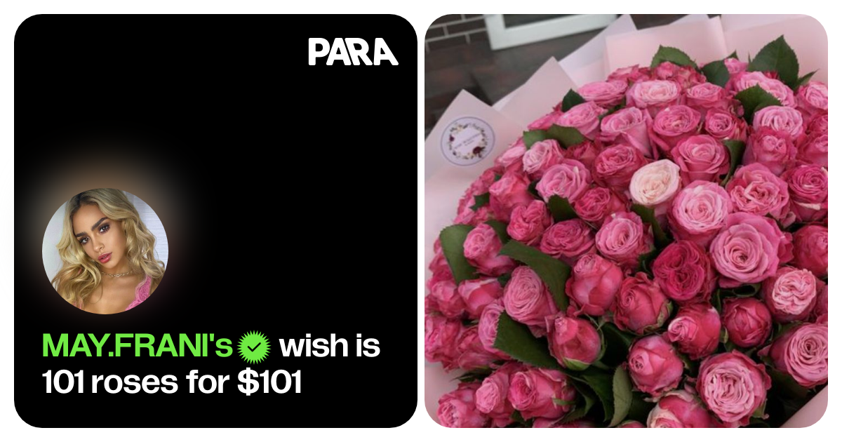 101 roses · MAY.FRANI