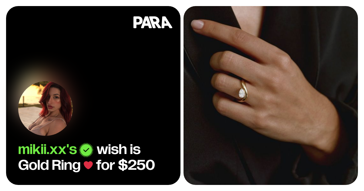 Gold Ring ️ · mikii.xx