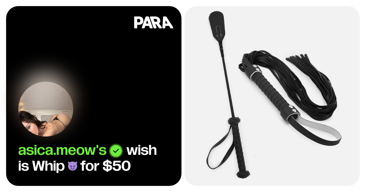 Whip 😈 · asica.meow