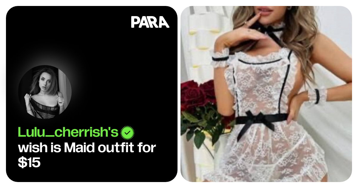 Maid outfit · Lulu_cherrish