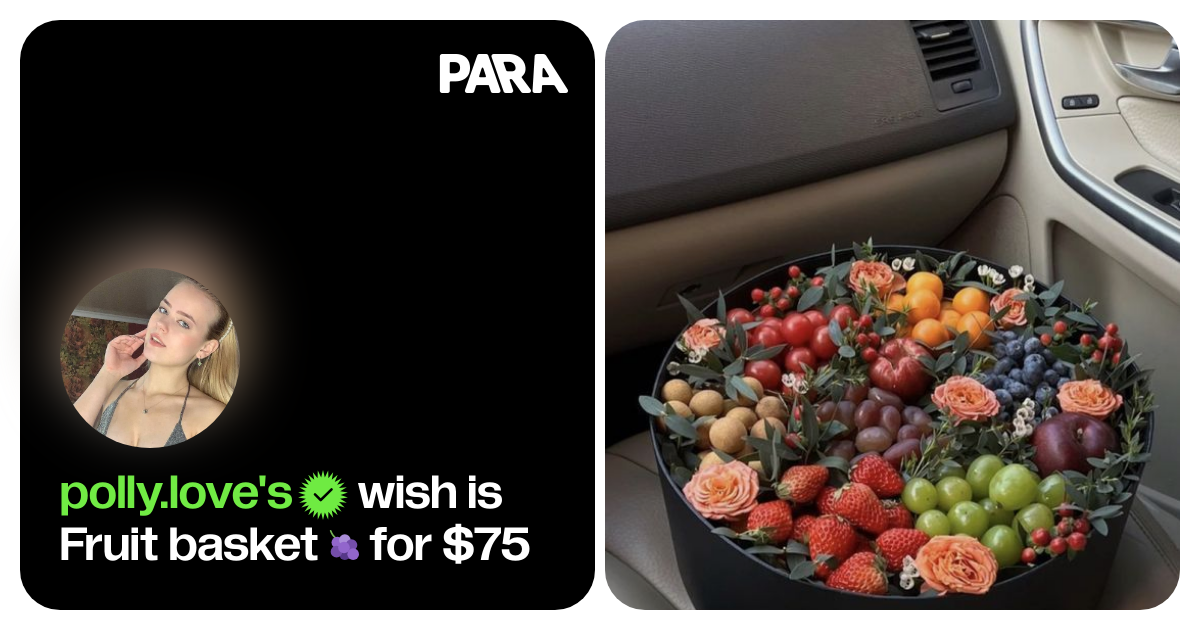 Fruit basket 🍇 · polly.love