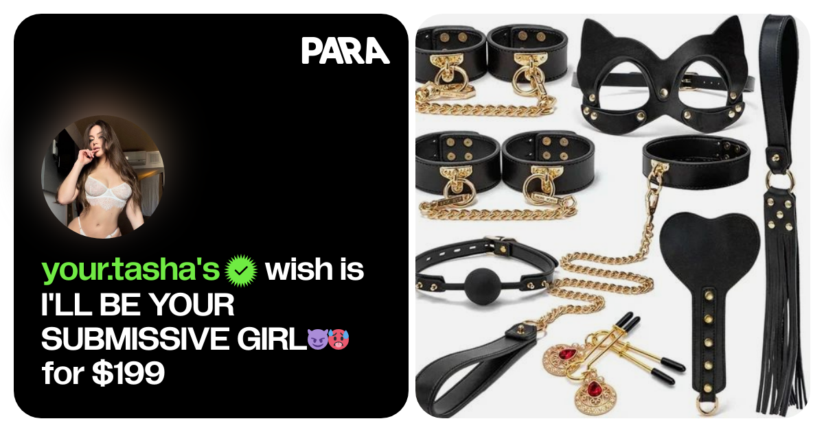 I'LL BE YOUR SUBMISSIVE GIRL😈🥵 · your.tasha