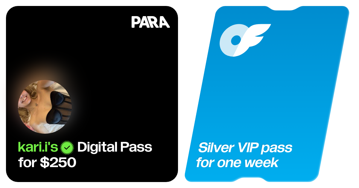 Silver VIP pass for one week · kari.i