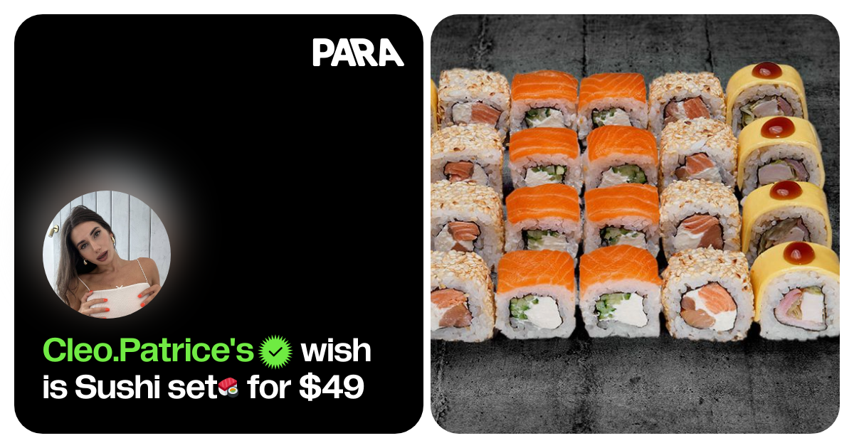 Sushi set🍣 · Cleo.Patrice