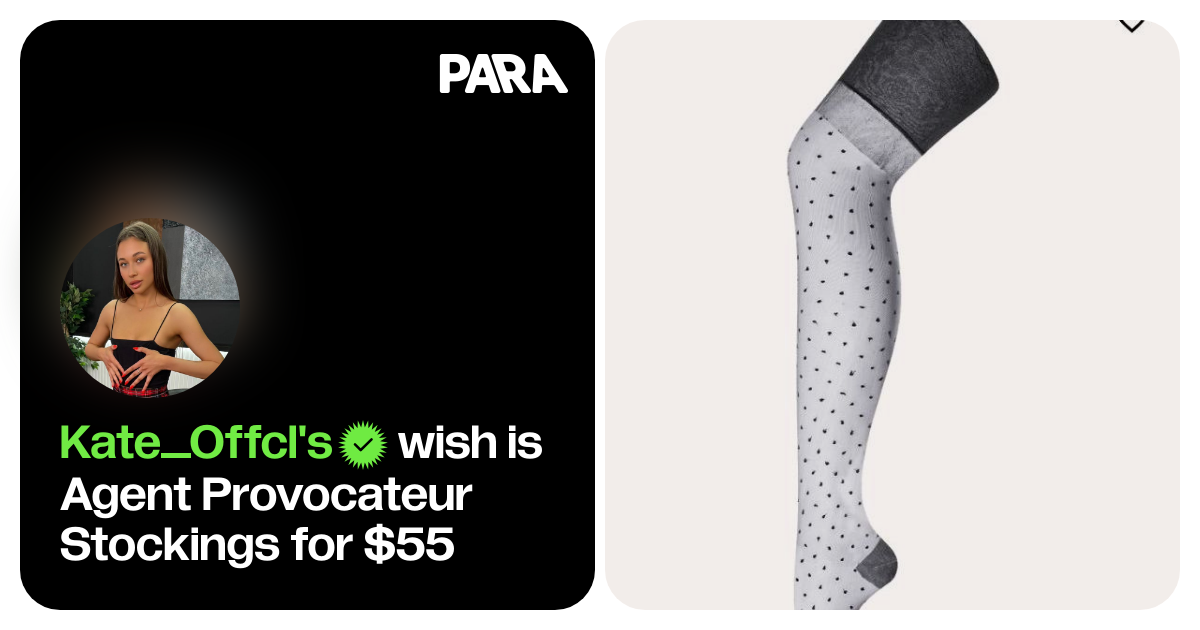 Agent Provocateur Stockings · Kate_Offcl