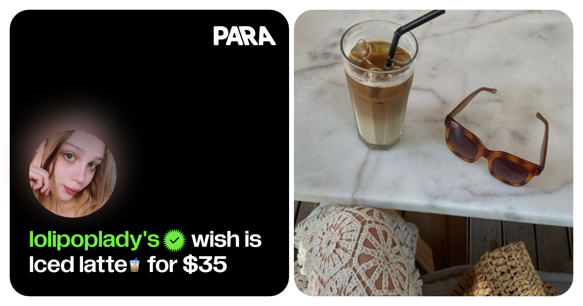 Iced latte🧋 · lolipoplady