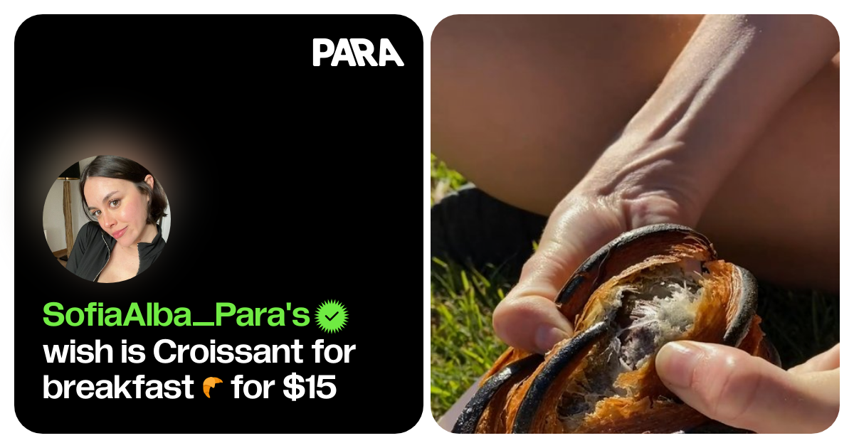 Croissant for breakfast 🥐 · SofiaAlba_Para