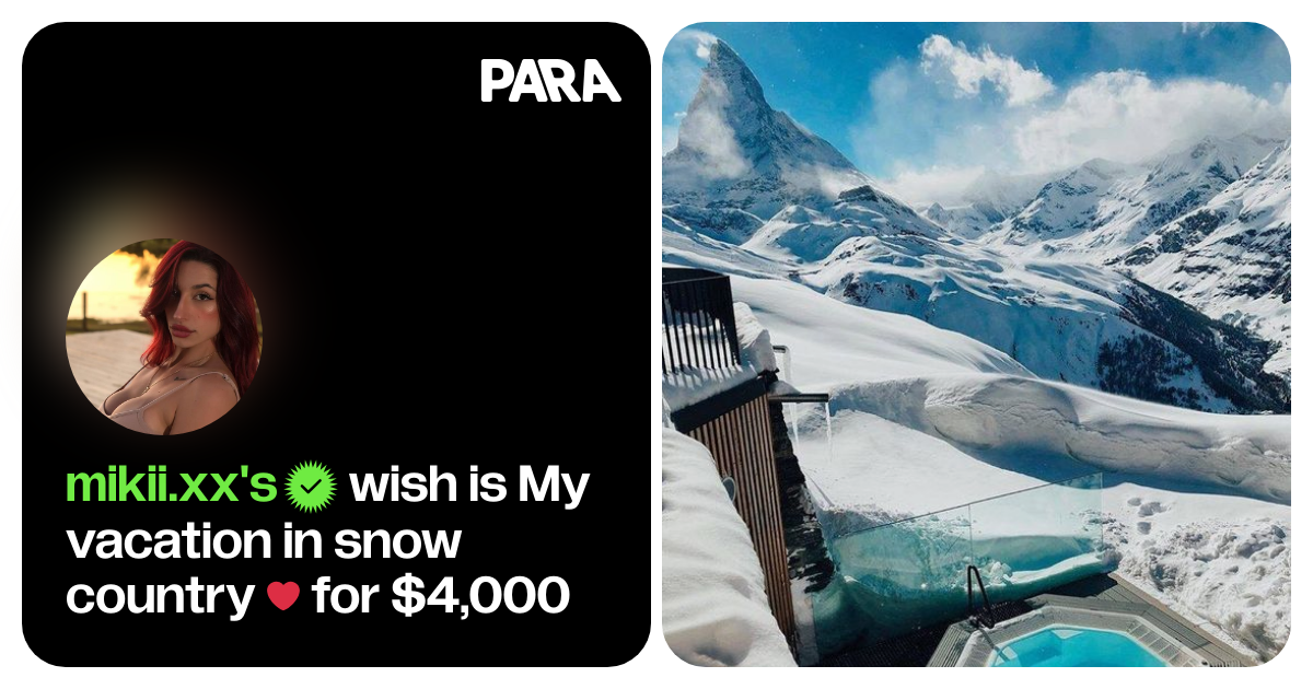 My vacation in snow country ️ · mikii.xx