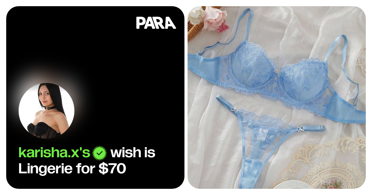 Lingerie · karisha.x