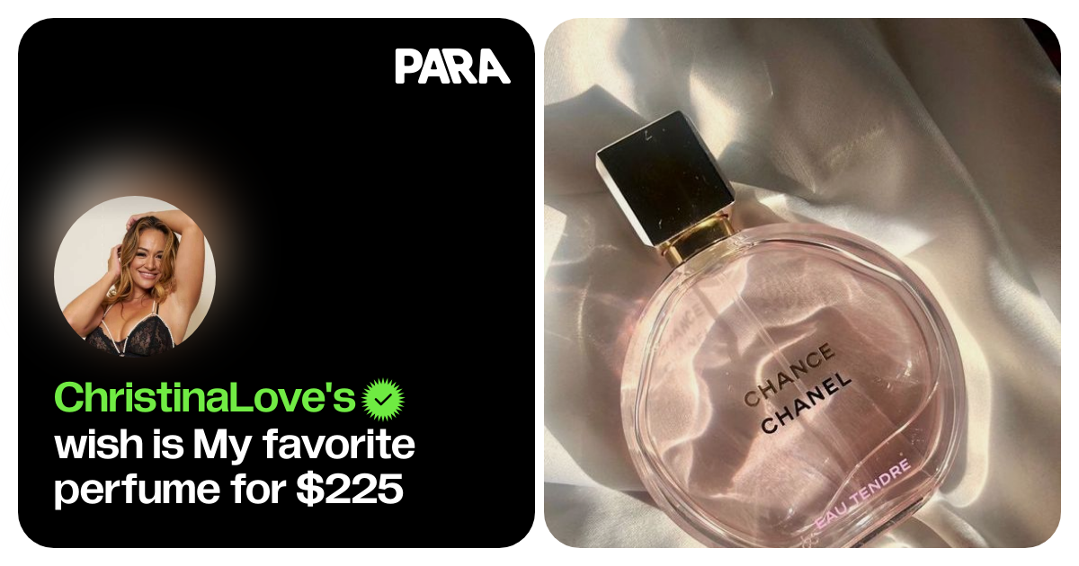 My favorite perfume · ChristinaLove