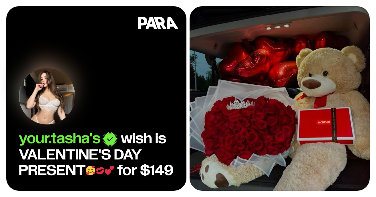 VALENTINE'S DAY PRESENT🥰💋💕 · your.tasha